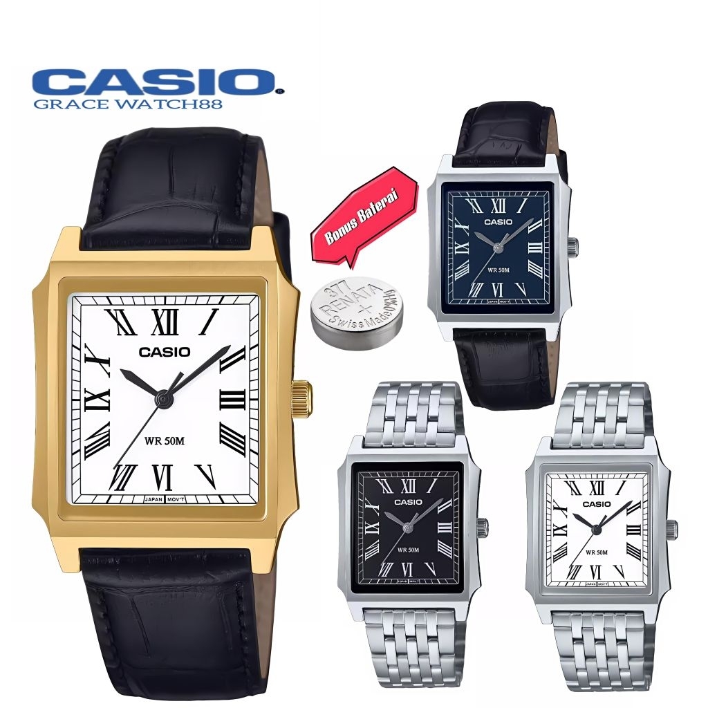 Jual New Jam tangan Casio Original Seri mtp-b190 Casio Analog mtp-b190 ...
