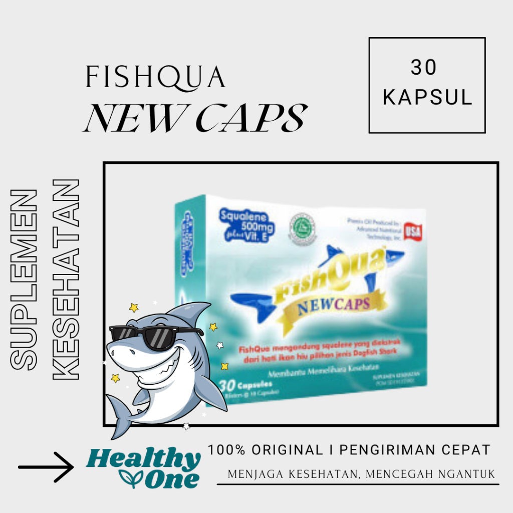 Jual FISHQUA NEW CAPS 1 BOTOL 30 CAPSUL | Shopee Indonesia