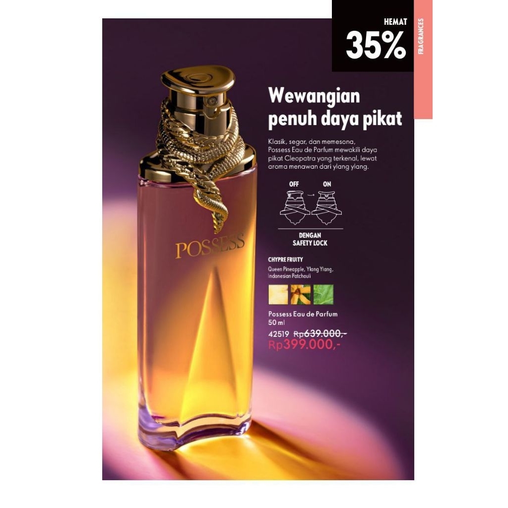 Jual Posses woman eau de parfum 50ml | Shopee Indonesia