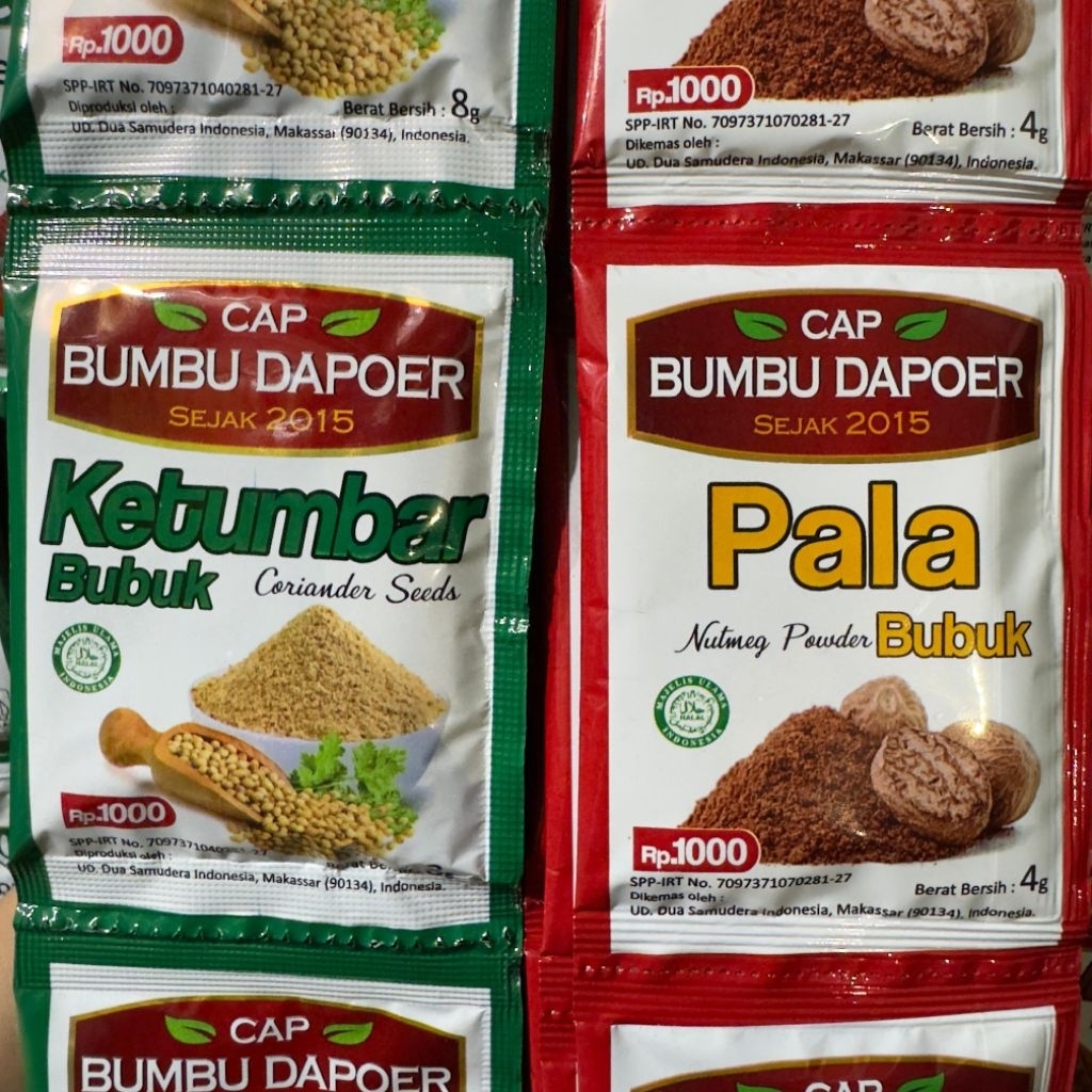 Jual Ketumbar Bubuk - Pala Bubuk per Sachet - Pasar Makassar | Shopee ...