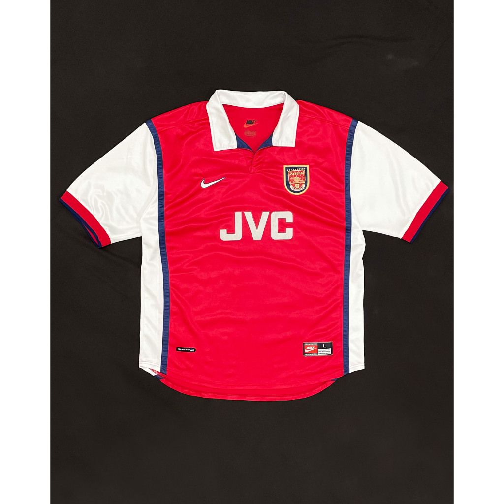 Jual Original Nike Arsenal FC Home Kit 1998 1999 Jersey Bola Vintage ...