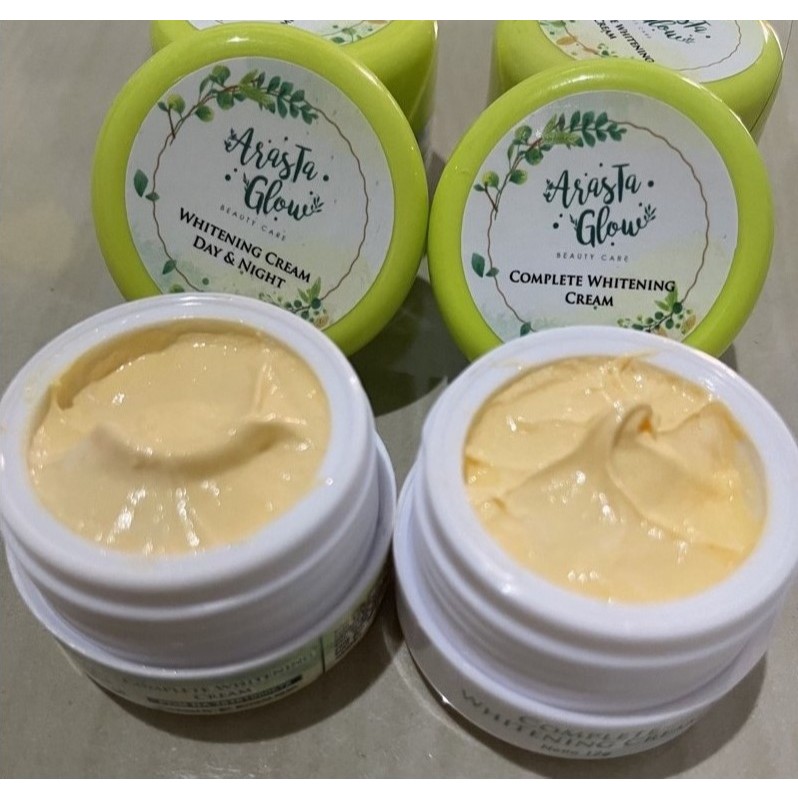 Jual BPOM ORI CREAM ARASTA GLOW COMPLETE CREAM WHITENING DAY N NIGHT ...