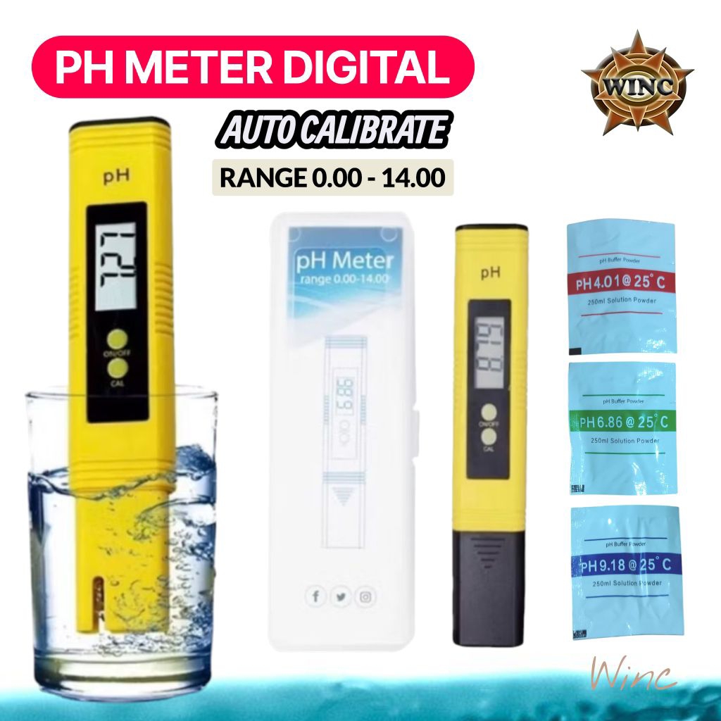 Jual PH Meter Digital Alat Ukur PH Keasaman Alkaline Air Hidroponik ...
