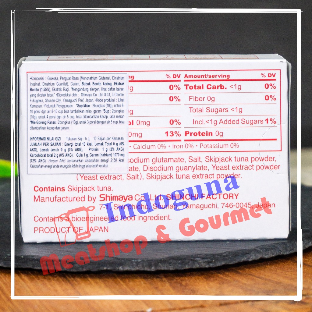 Jual Shimaya Japanese Traditional Soup Stock Dashinomoto Dashino Moto ...