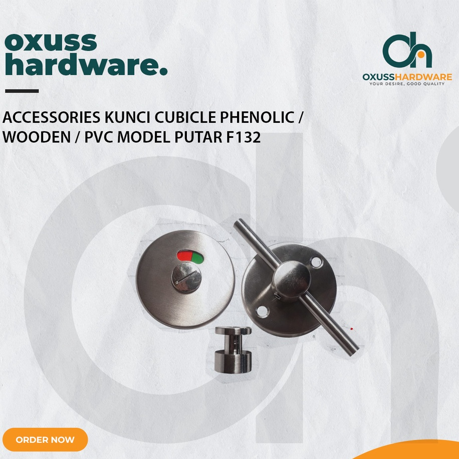 Jual Accessories Kunci Cubicle Phenolic / Wooden / PVC Model Putar F132 ...