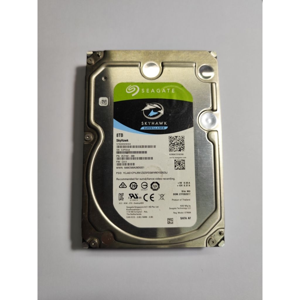 Jual Harddisk CCTV Seagate Skyhawk Surveillance 8 TB 3.5" Sata3 ...