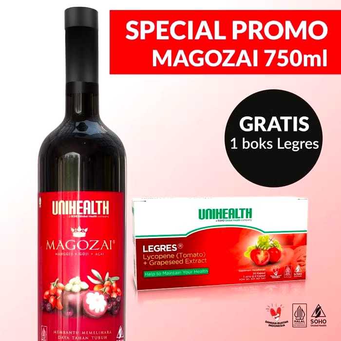 Jual MAGOZAI 750ml GRATIS LEGRES ASLI 100% GARANSI ORIGINAL Distributor ...