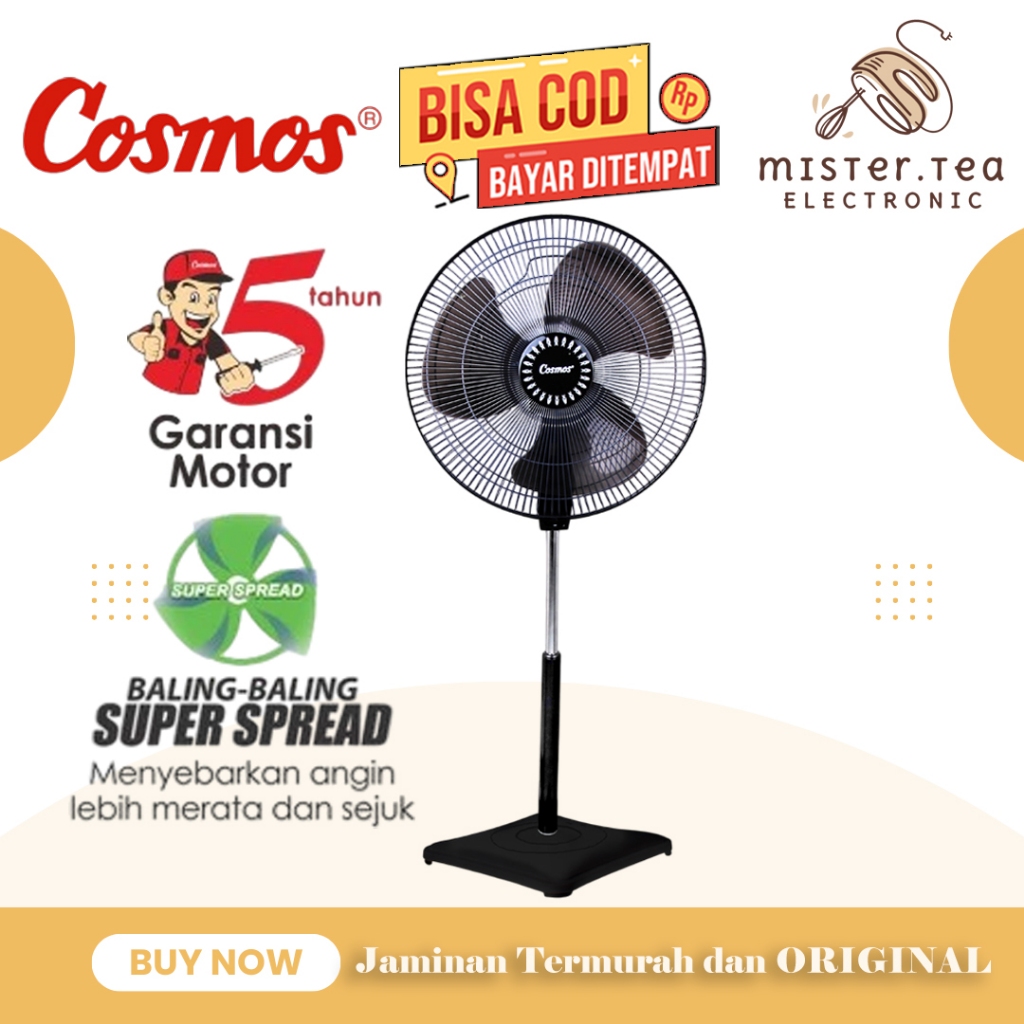 Jual [COD READY] COSMOS STAND FAN / KIPAS ANGIN BERDIRI 16 SDB / 16SDB ...