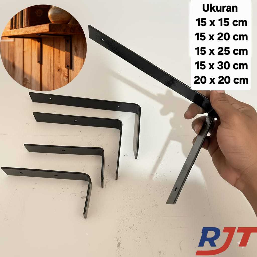 Jual Besi Siku Rak Dinding / Bracket penyangga Ambalan Rak Tebal ...