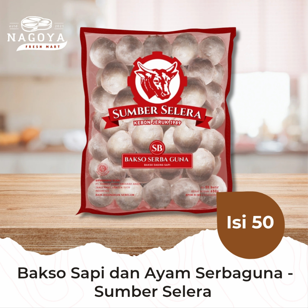 Jual Bakso Sapi dan Ayam Serbaguna - Sumber Selera - Isi 50 | Bakso ...