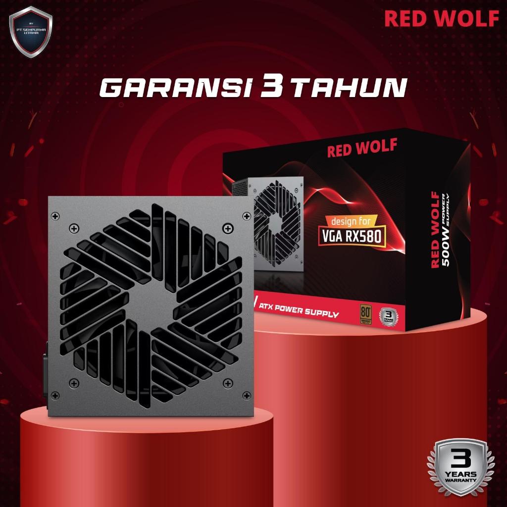 Jual PSU RED WOLF 500WATT - POWER SUPPLY | Shopee Indonesia