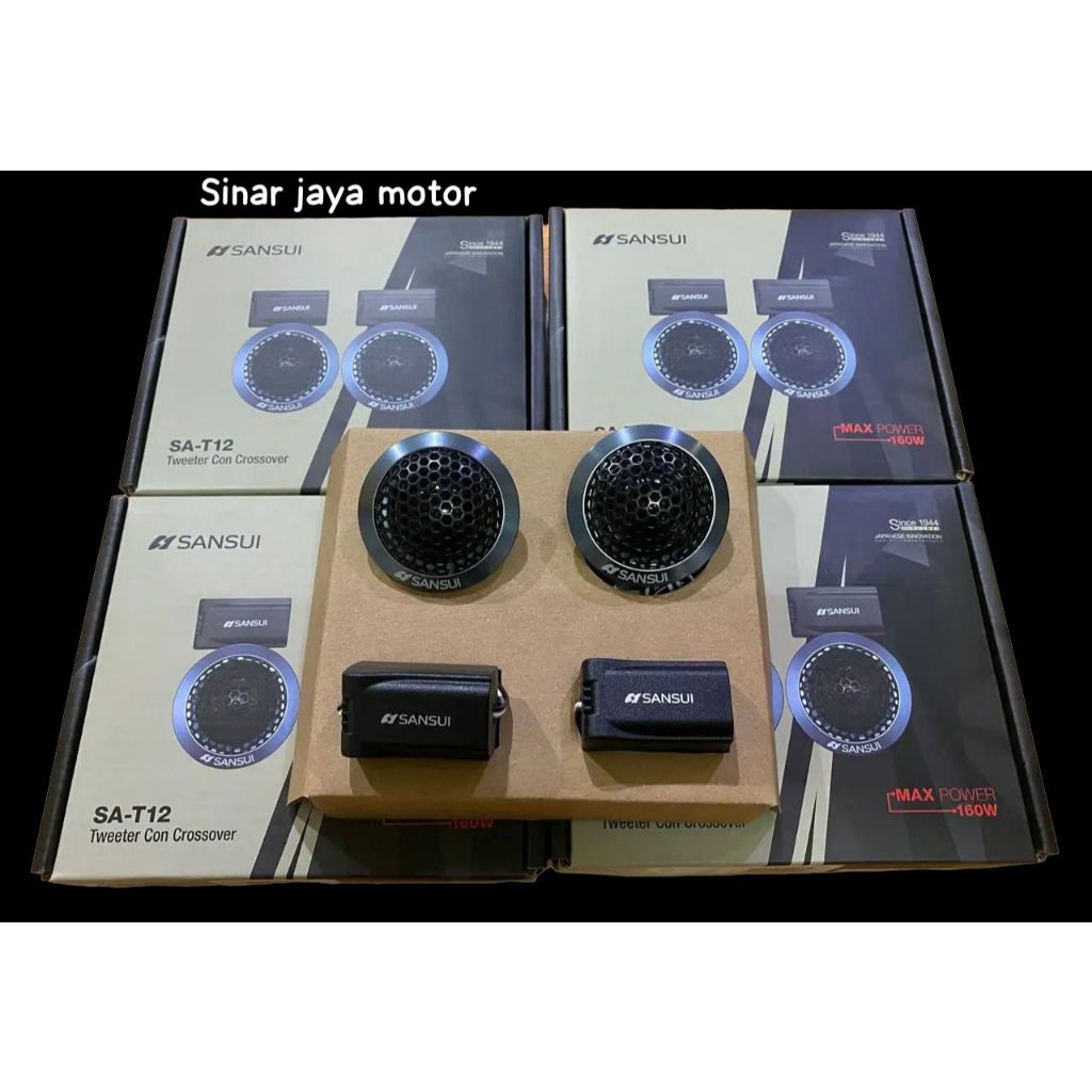 Jual Tweeter Sansui SA - T12 / Tweeter Speaker Mobil Max Power 160Watt ...