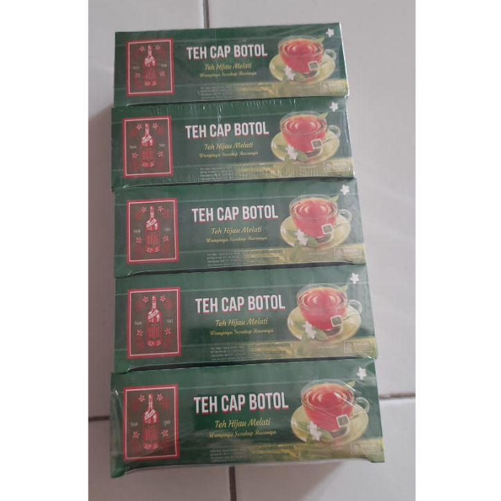 Jual Teh Cap Botol Hijau Celup isi 25 pcs | Shopee Indonesia