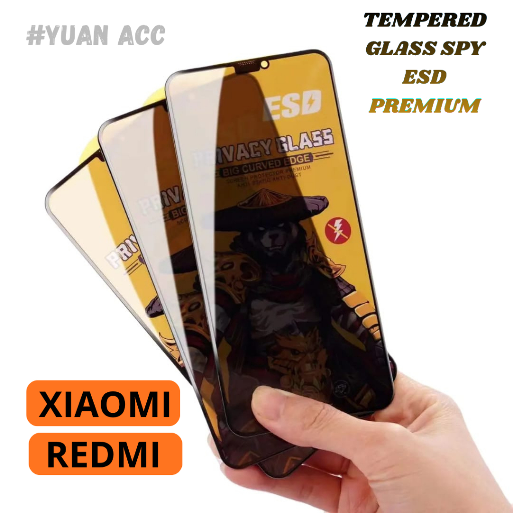 Jual Tempered Glass Anti SPY Xiaomi Redmi A3 A5 9C 10A 10C REDMI 14C ...