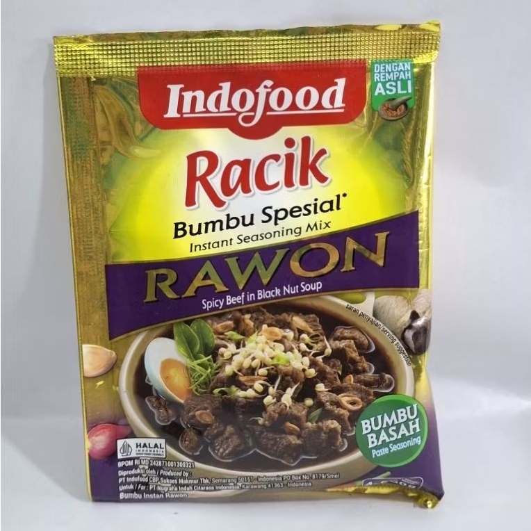 Jual Indofood RACIK Bumbu Spesial RAWON 50g | Shopee Indonesia