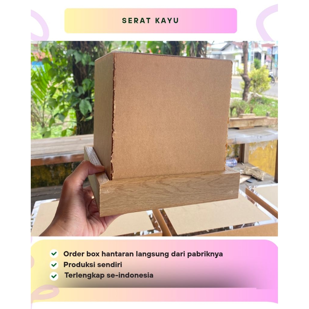 Jual Box hantaran serat kayu dan tutup akrilik | Shopee Indonesia