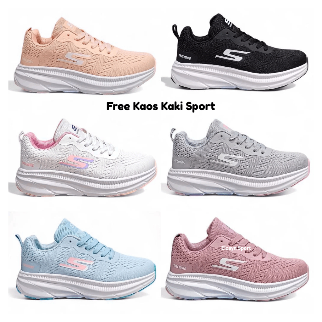 Jual Skechers Sepatu Running Wanita 36-40 Olahraga Lari Gym Fitness ...