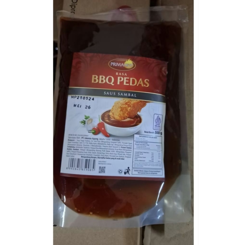 Jual Prima agung hot bbq ukuran 500gr | Shopee Indonesia