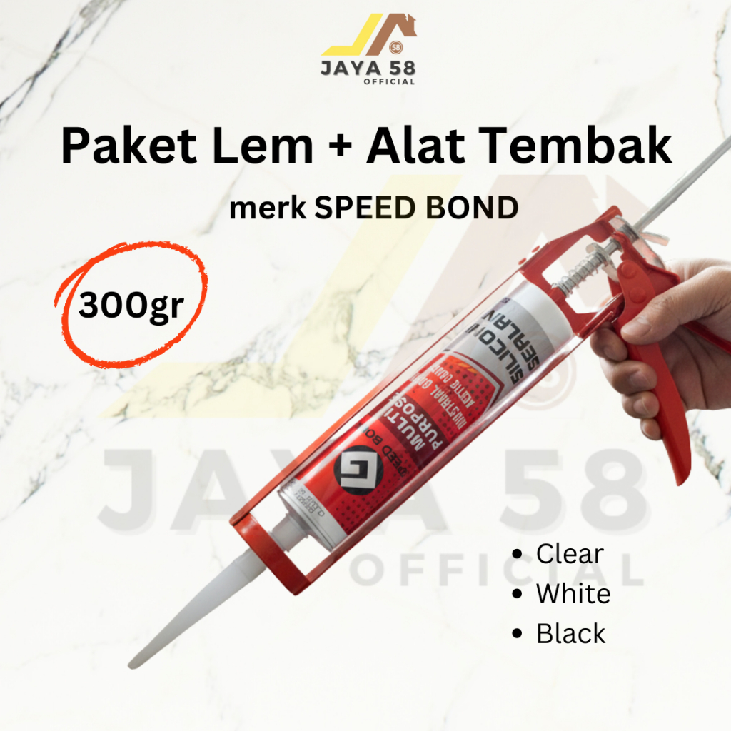 Jual PAKET Alat Tembak + Lem Silicone Sealant untuk Kaca Aquarium WPC ...