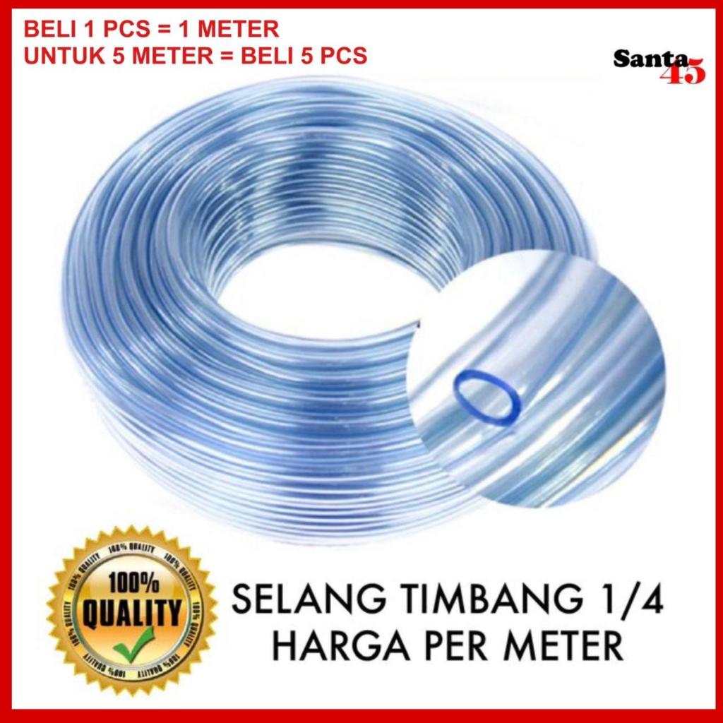 Jual SELANG AIR 1/4 INCH/ SELANG TIMBANG/ SELANG WATERPASS TUKANG PER ...