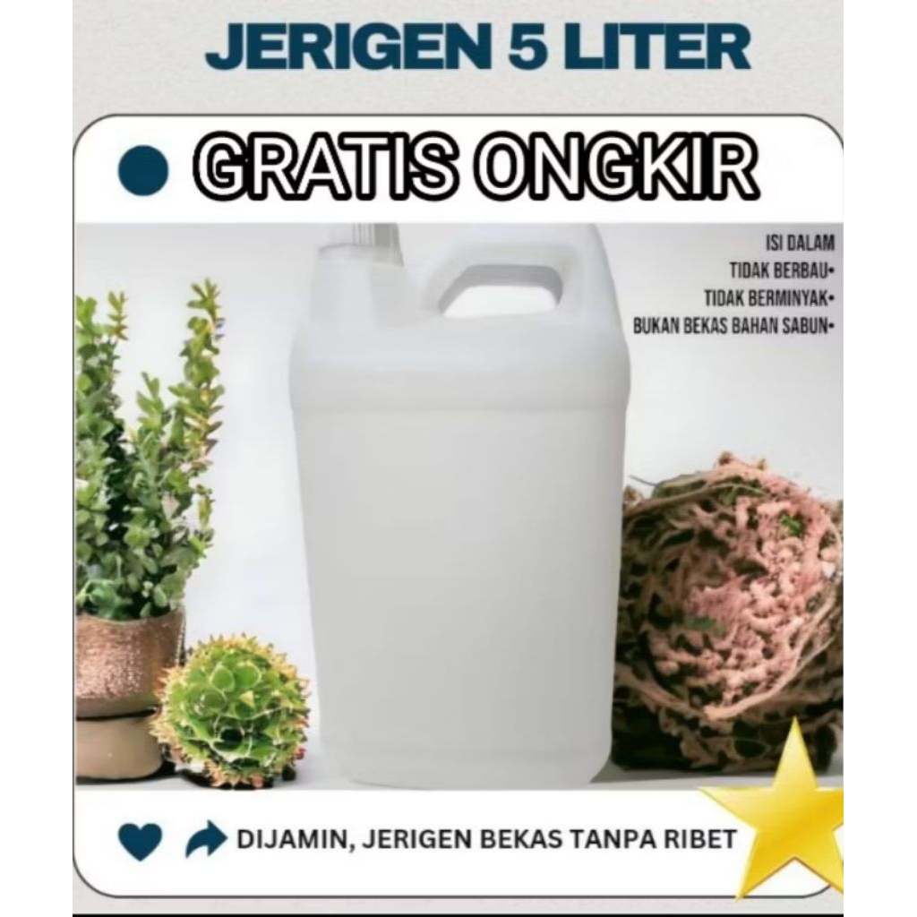 Jual JRIGEN 5 LITER BEKAS 99% BARU KOMPAN PUTIH JRIGEN 5 LITER JRIGEN ...
