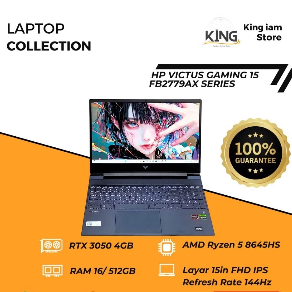 Jual HP Victus 15 Ryzen 5 8645HS RTX 3050 RAM 32GB SSD 1TB | Laptop ...