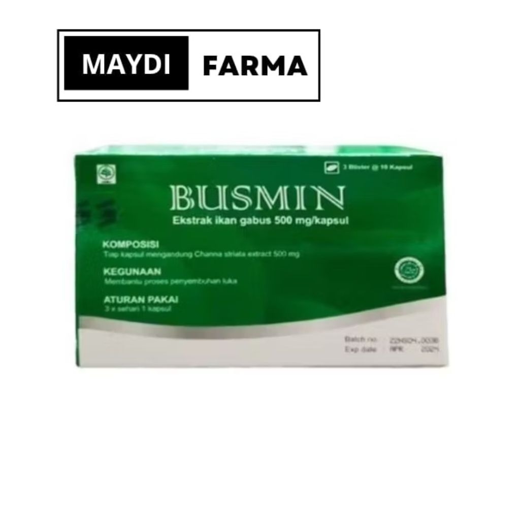 Jual Busmin Capsul 500 mg Box isi 30 Capsul | Shopee Indonesia