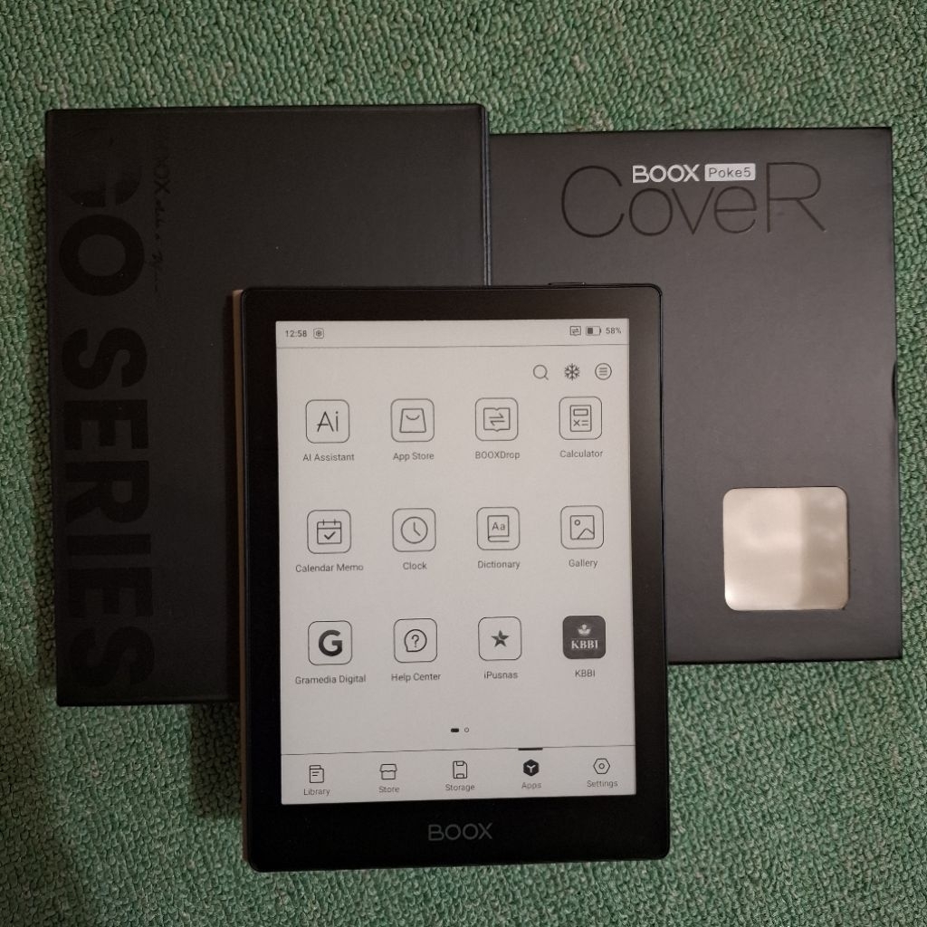 Jual Onyx Boox Go 6 eReader e-Reader Preloved Pre Loved Second Bekas ...