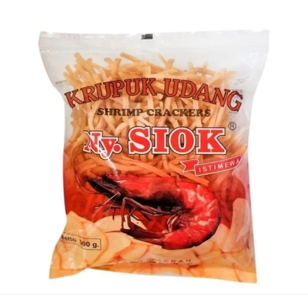 Jual Krupuk Udang ASLI Ny Siok Stick & Oval ( EXP : JAN 2027) ( HATI ...
