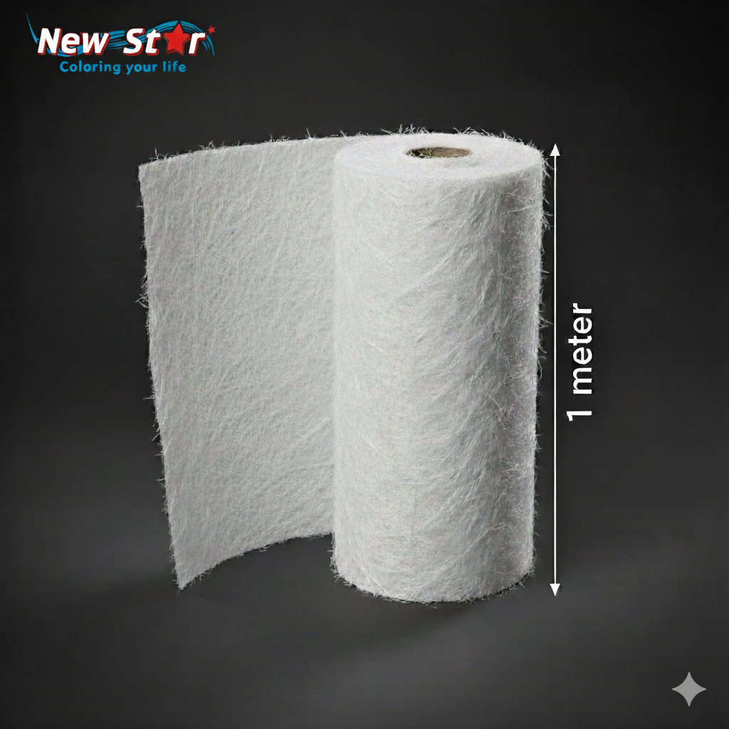Jual Serat Fiber Fiberglass Matt 300 GSM Lebar 1 Meter - Serat Fiber ...