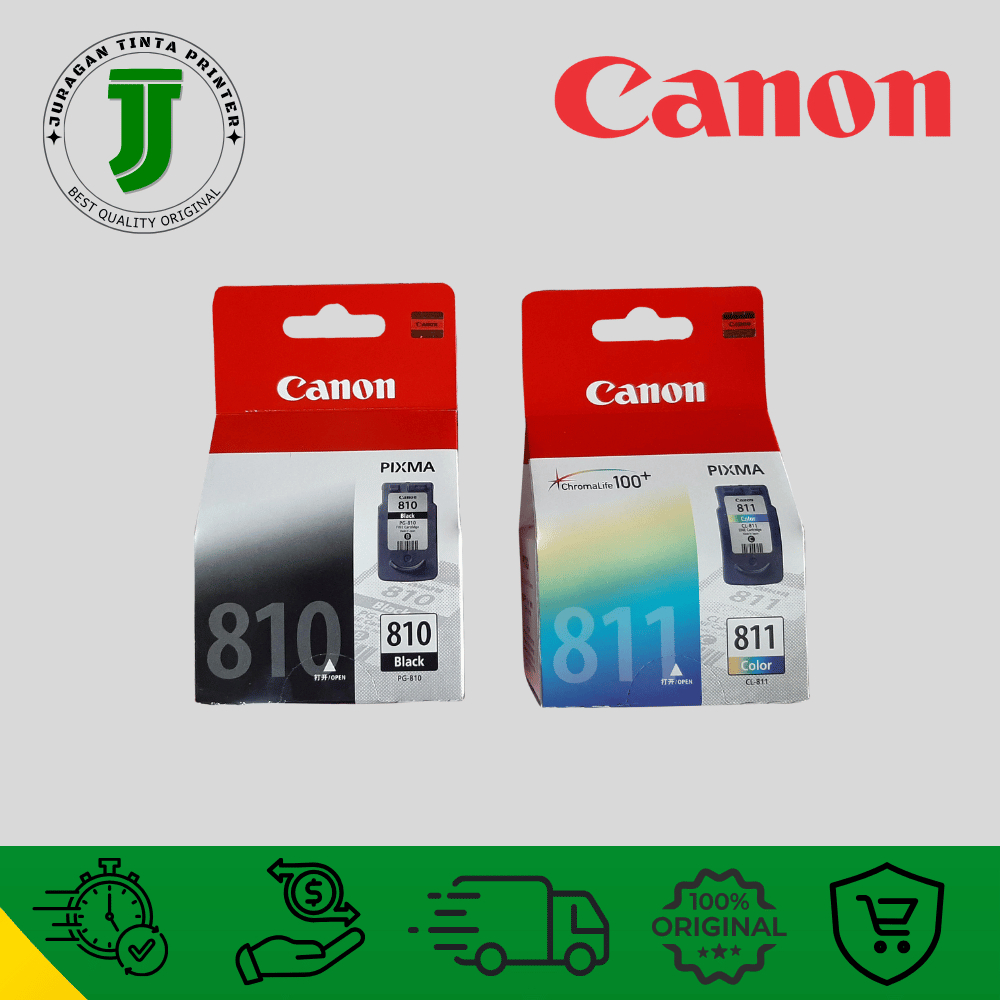 Jual Tinta Canon Pixma 810 Black / 811 Color Catridge Datascrip for ...