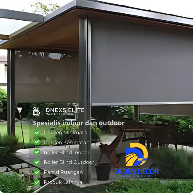 Jual Krey outdoor / suntex blind outdoor tirai gulung premium anti ...