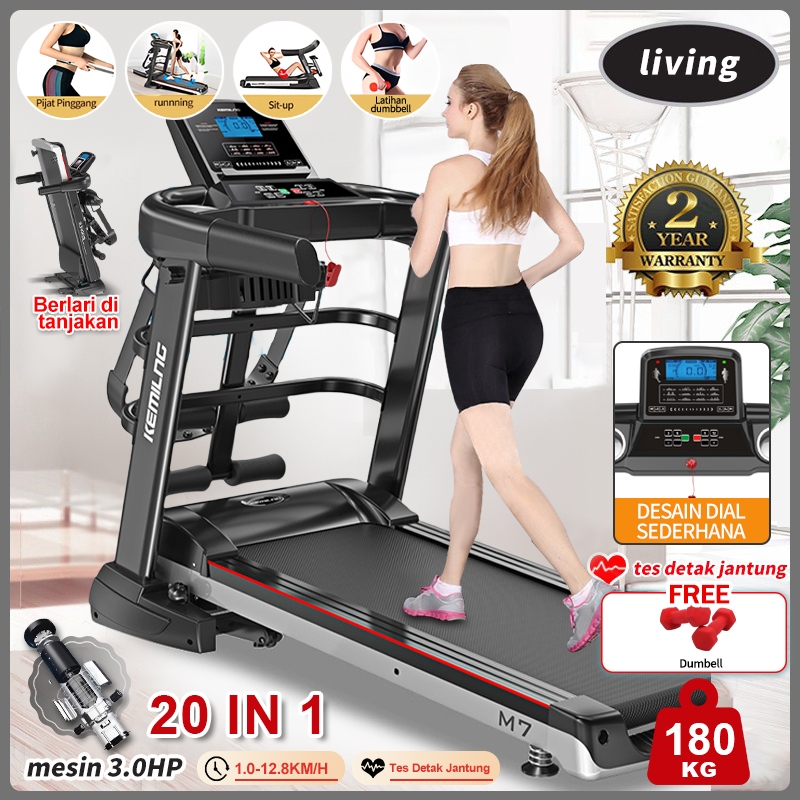 Jual LiVing Motorized Treadmill 3.0HP Listrik Alat fitness treadmill ...
