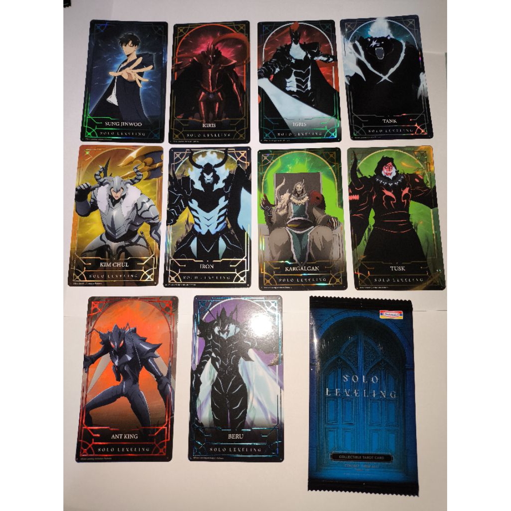Jual Solo Leveling Indomaret Point Coffee Collectible Tarot Card Kartu ...