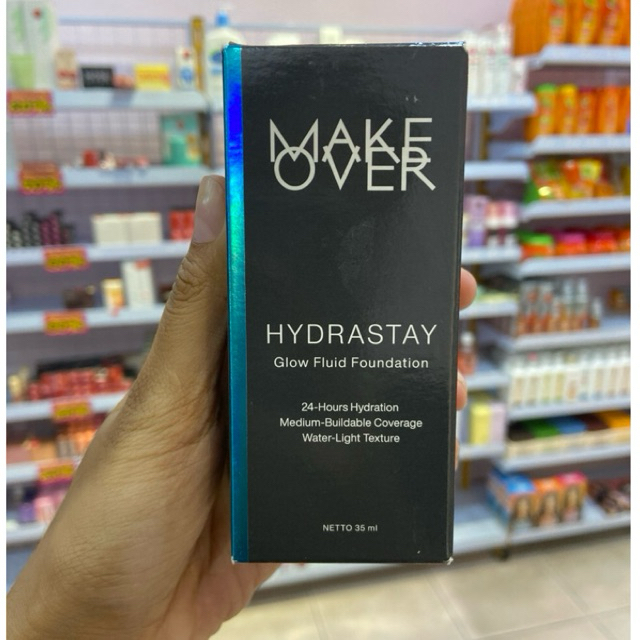 Jual EXPIRED 04/09/2025 MAKE OVER Hydrastay Glow Fluid Foundation ...