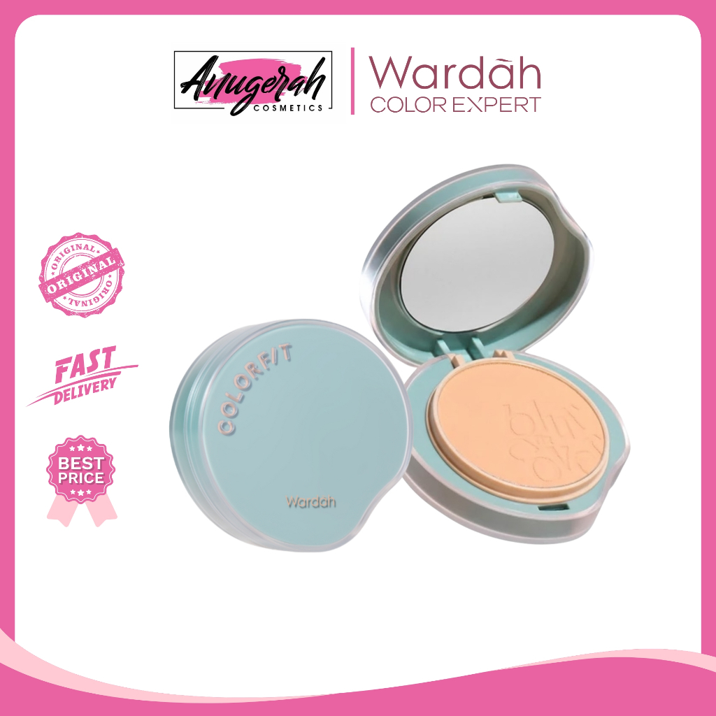 Jual WARDAH Colorfit Velvet Powder Foundation 11 g - Two Way Cake ...