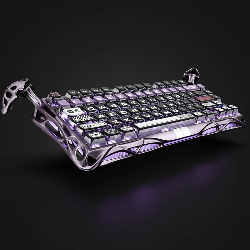Jual GravaStar Mercury V75 Pro Iron Purple Magnetic Gaming Keyboard ...