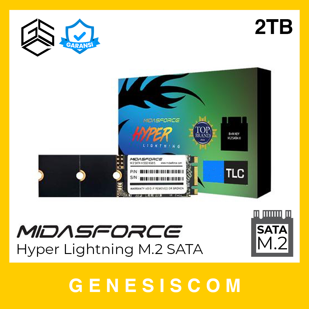 Jual SSD MIDASFORCE 2TB - Hyper Lightning M.2 M2 SATA 3 III B+M Key ...