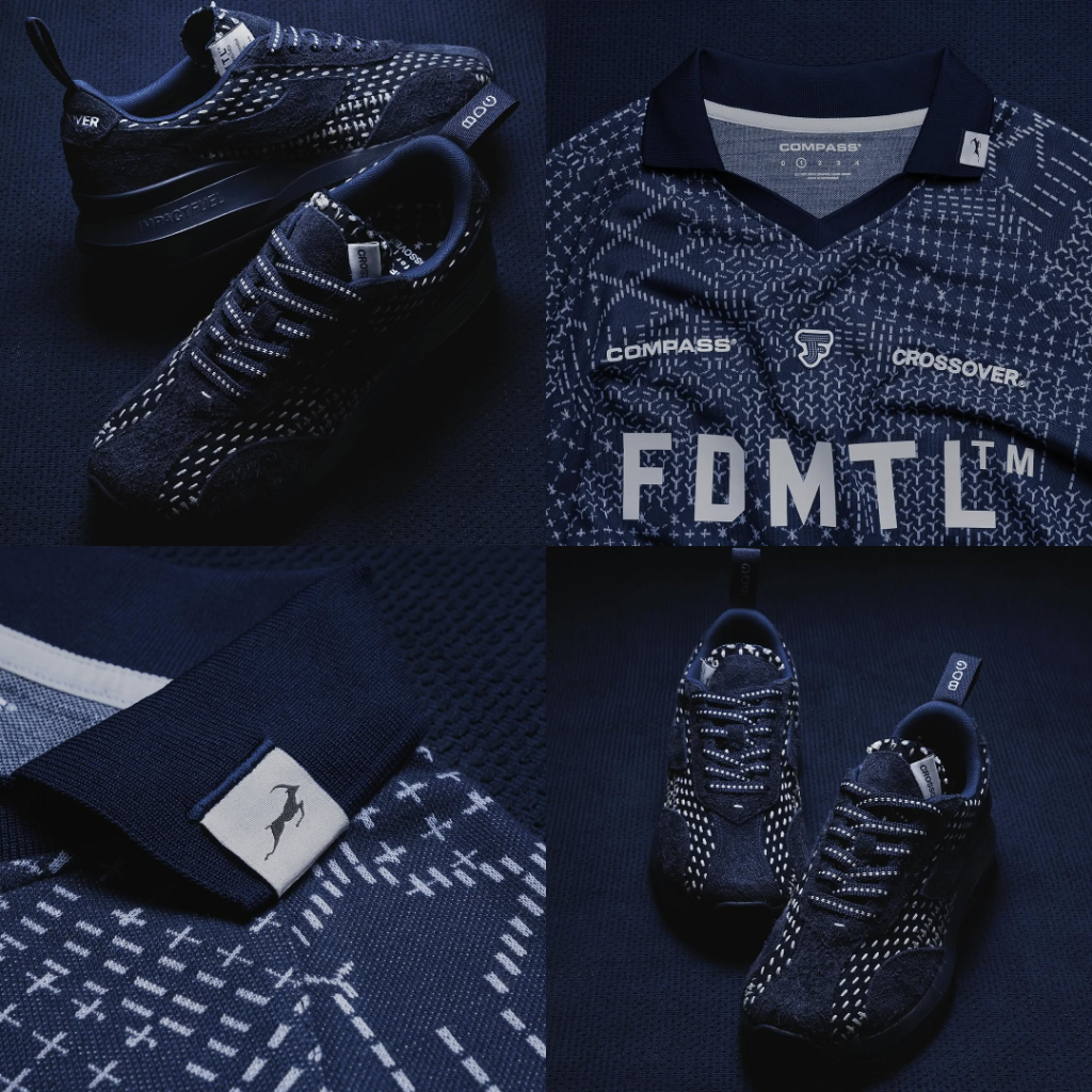 Jual [ORIGINAL] Sepatu Compass x FDMTL x Crossover - Velocity Sashiko ...