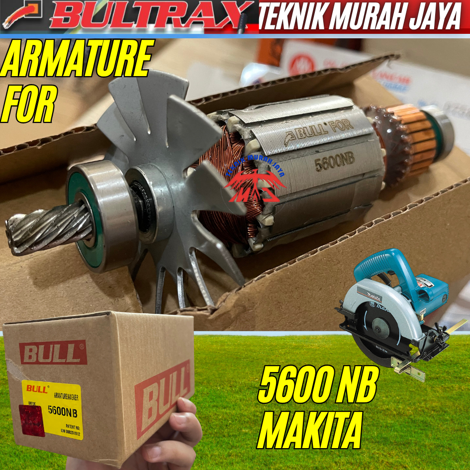 Jual BULTRAX BULL ARMATURE Makita 5600NB Angker Angkur Gulungan Full ...