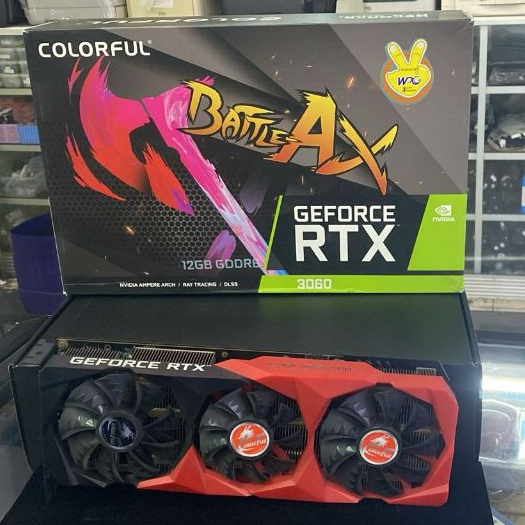 Jual VGA COLORFUL GEFORCE RTX 3060 12GB 2ND | Shopee Indonesia