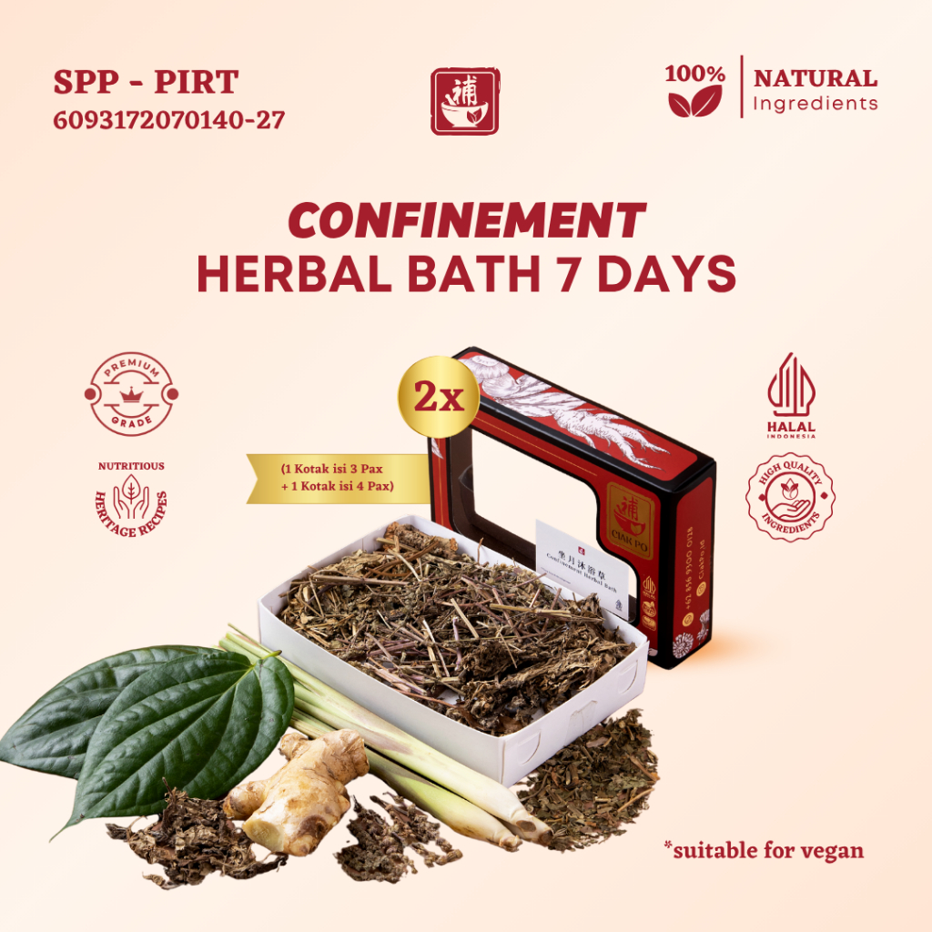 Jual Ciak Po - Confinement Herbal Bath 7 Days Paket Mandi Rempah ...