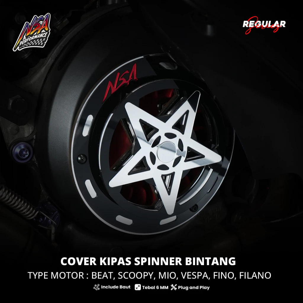 Jual GROC / COVER KIPAS SPINER BINTANG TUTUP KIPAS SPINNER MOTOR ...