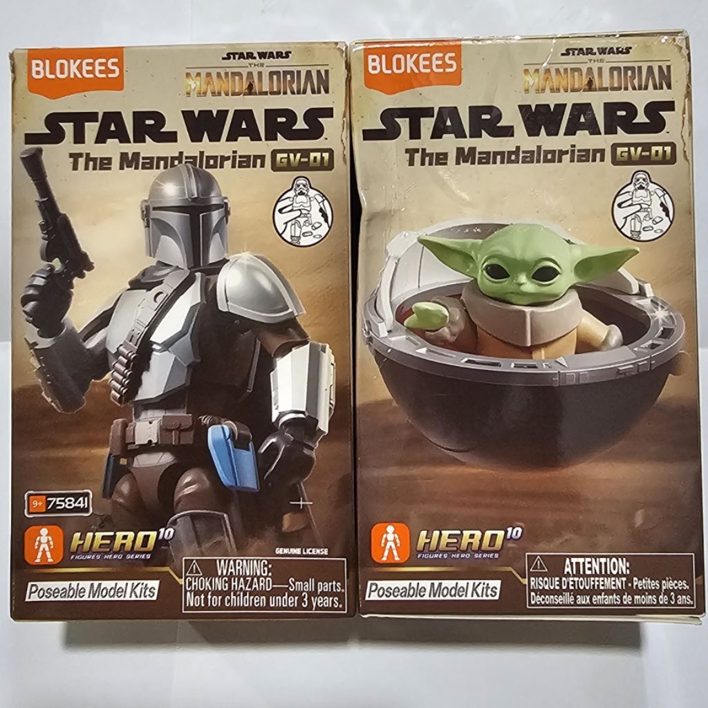 Jual Blokees Star Wars Mandalorian GV01 OFC fixed figure | Shopee Indonesia