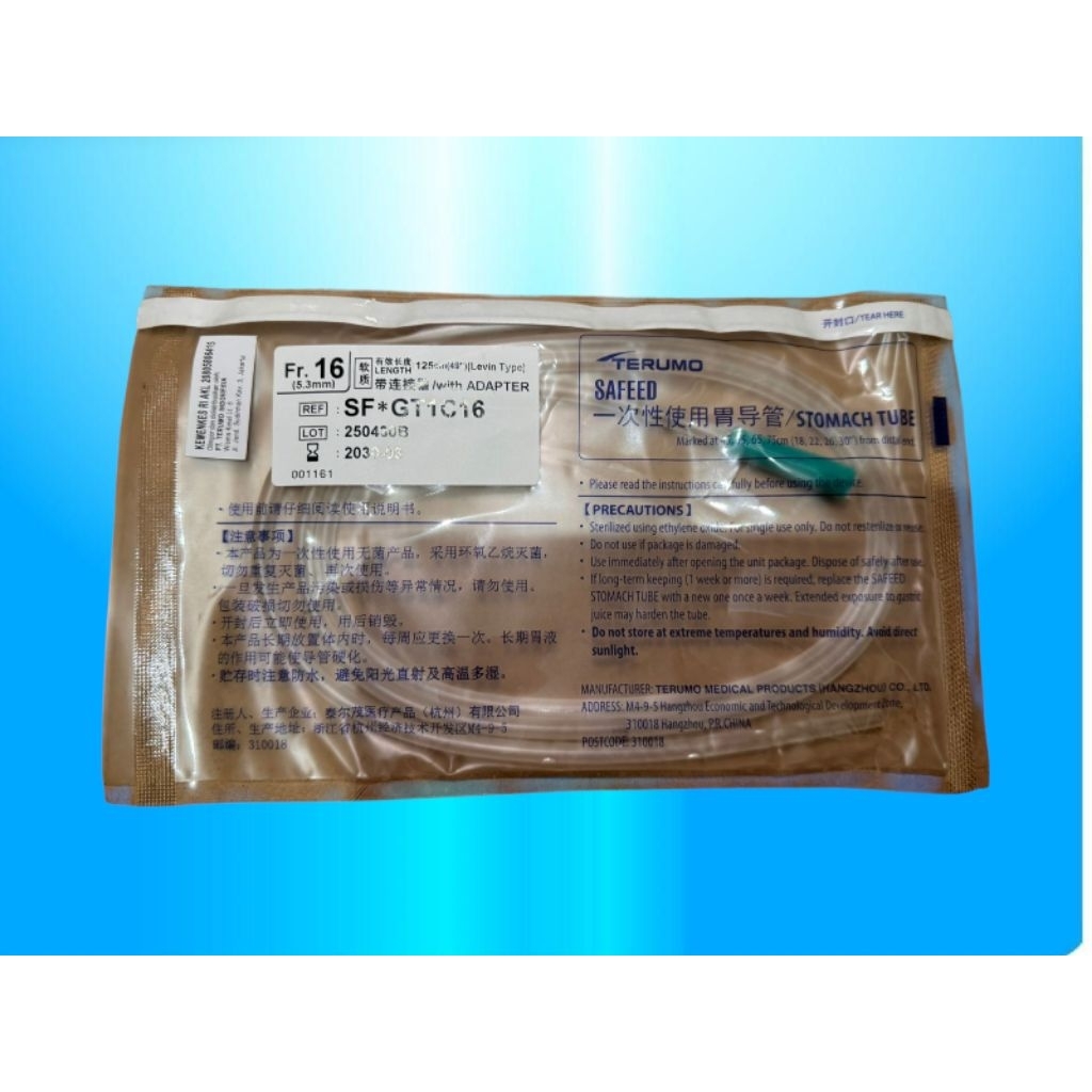 Jual Stomach Tube 16 18 Terumo / Stomach Tube Terumo 16 18 NGT Terumo ...