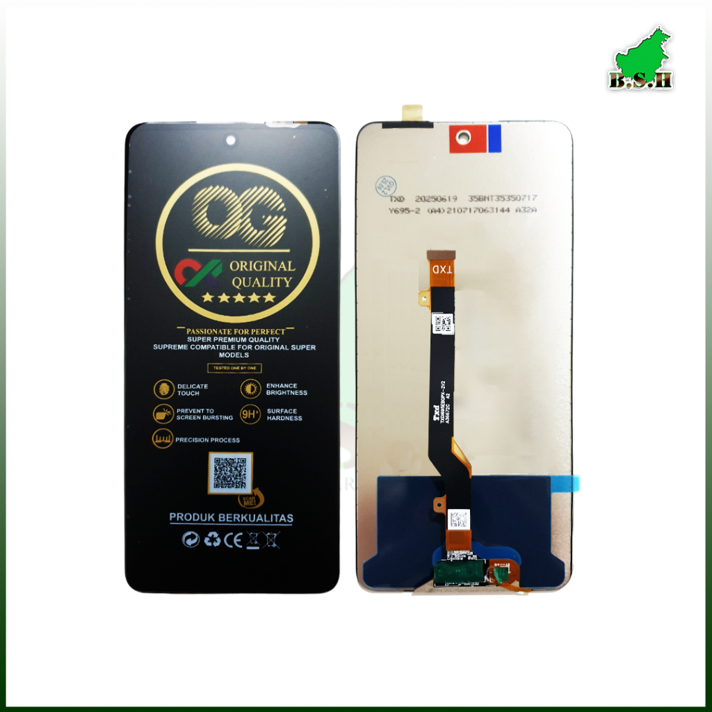 Jual LCD TOUCHSCREEN INFINIX NOTE 10 PRO / X695 HITAM | Shopee Indonesia