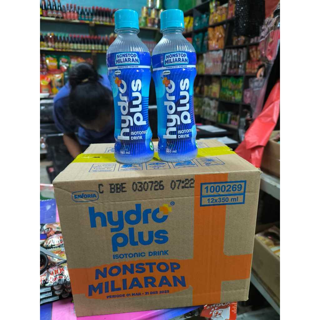 Jual 1 Dus Hydro Plus Isotonik Drink Isi 12 Pcs x 350 ML | Shopee Indonesia