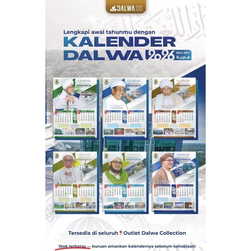 Jual KALENDER DALWA HABAIB TAHUN 2026 | Shopee Indonesia
