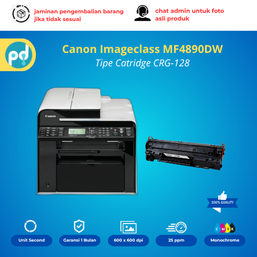 Jual Printer Canon ImageCLASS MF4890dw Bekas – Laser Monochrome Wifi ...