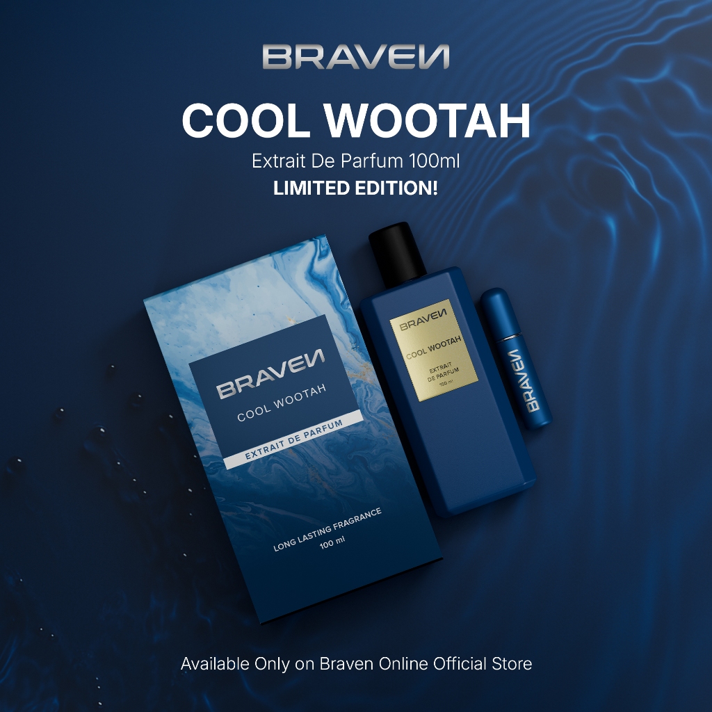 Jual Braven Cool Wootah Extrait De Parfum 100 ML - Parfum Pria Wangi ...